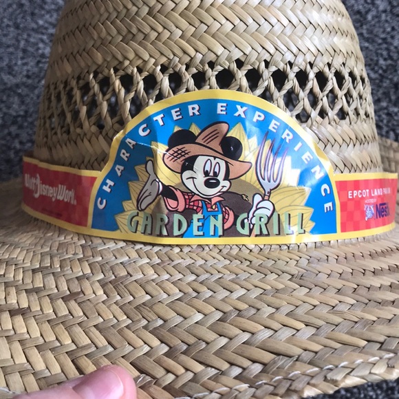 Disney | Accessories | Antique Disney Epcot Straw Hat | Poshmark